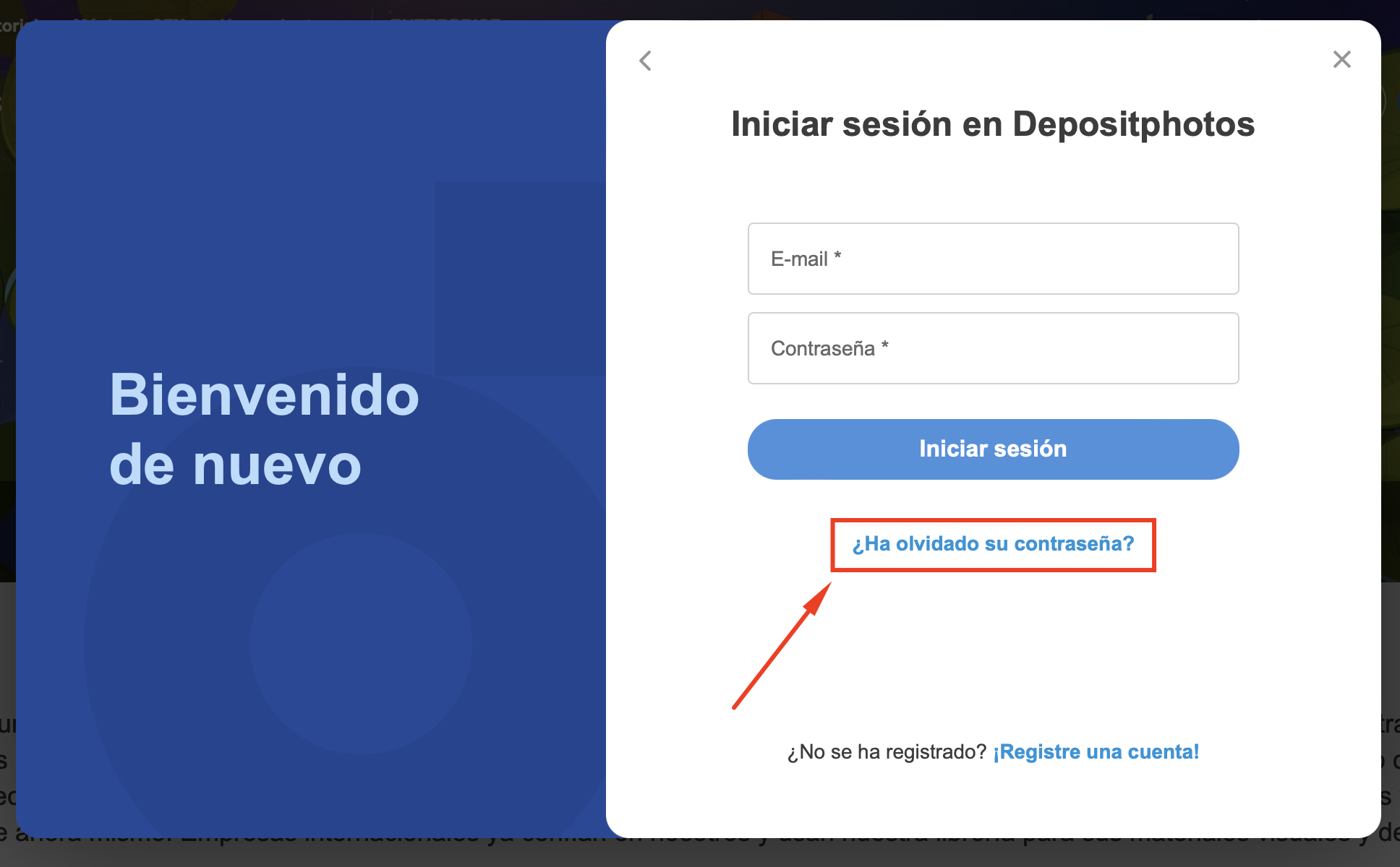 ¿Qué puedo hacer si he olvidado mi usuario y contraseña? – Depositphotos